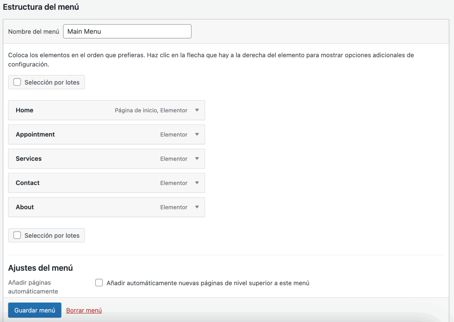 Cómo crear una cabecera fija en Elementor